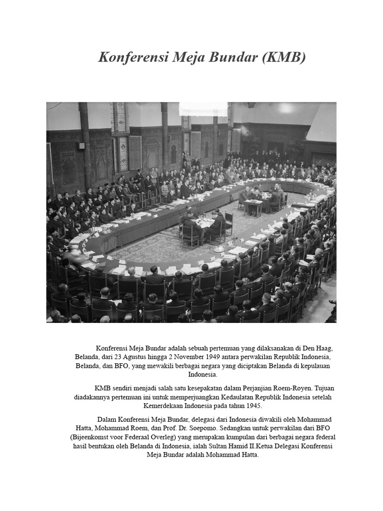 Konferensi Meja Bundar | PDF