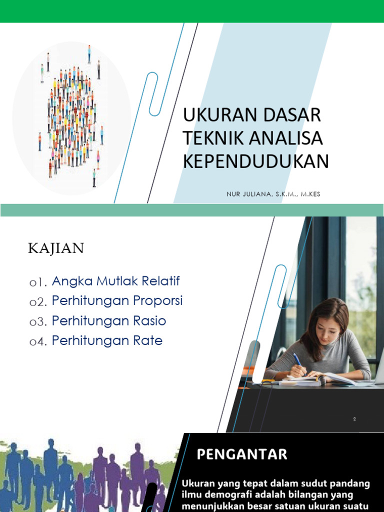 Ukuran Dasar Teknik Analisa Kependudukan | PDF