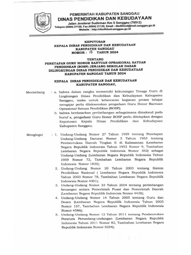 SK Guru Honor Bosp 2024 | PDF