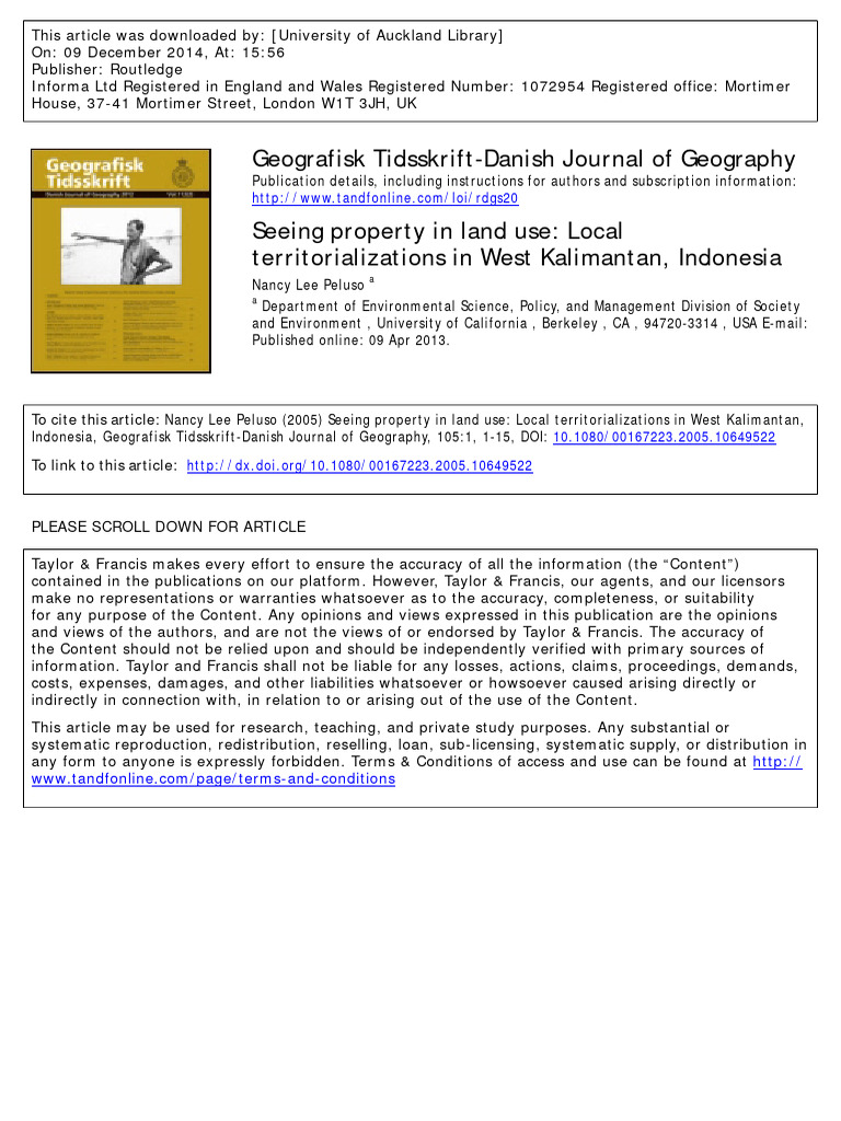 Peluso 2005 | PDF | Surveying