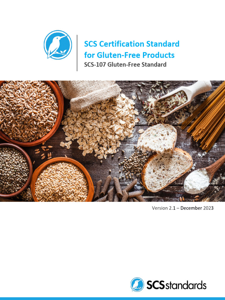 SCS Standard - SCS-107 - FS - v2.1 (2023) - 0 Gluten Free New Version ...
