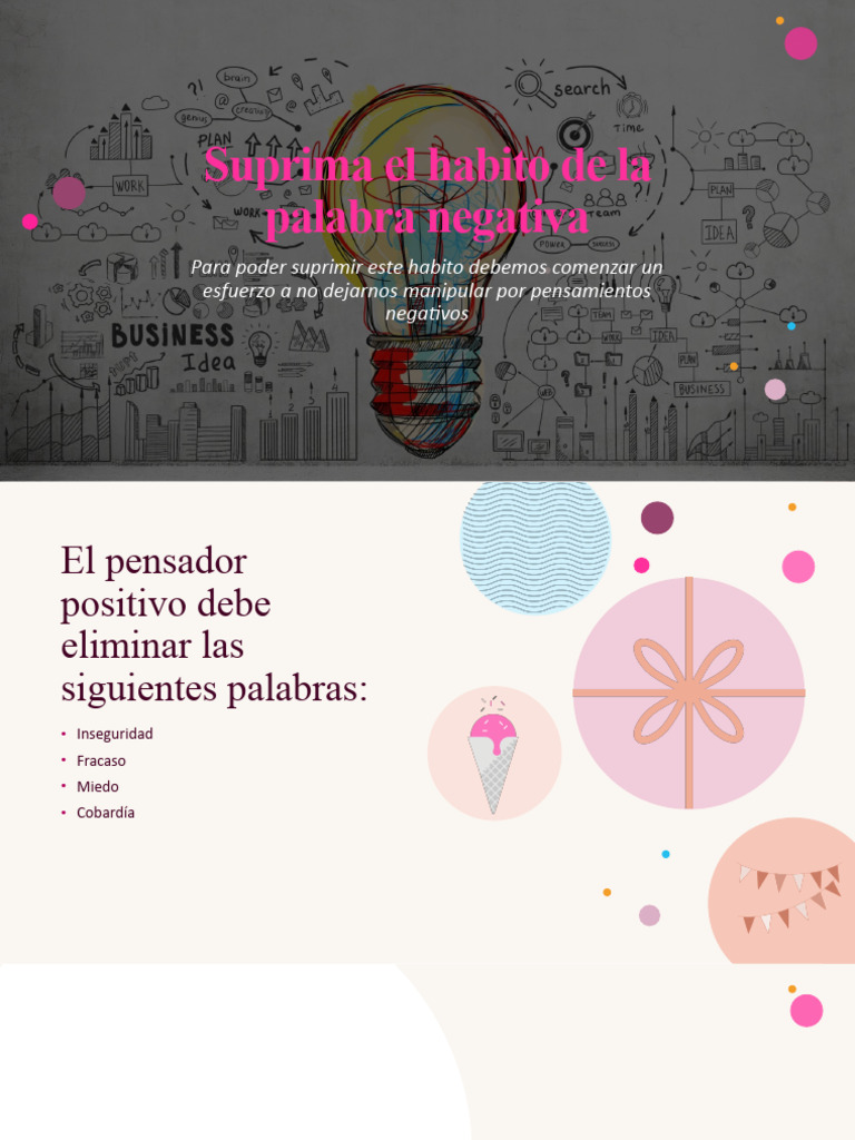 Suprima El Habito de La Palabra Negativa | PDF | Pensamiento ... Suprima El Habito de La Palabra Negativa | PDF | Pensamiento ...
