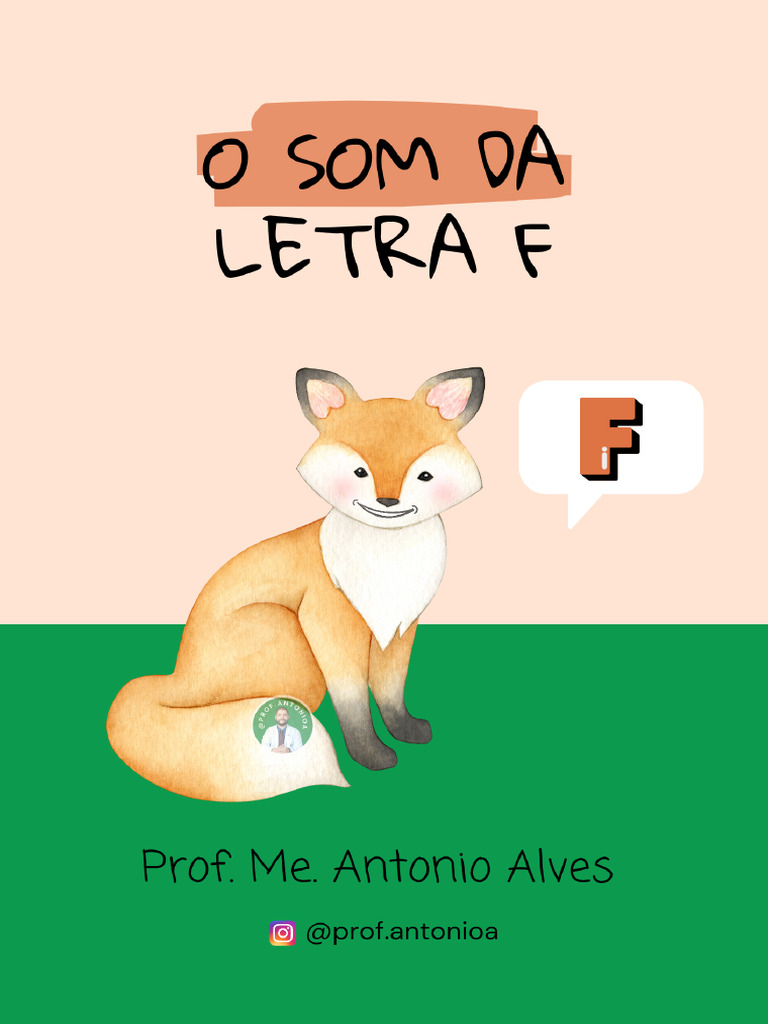 27-+O+SOM+DA+LETRA+F | PDF | Alfabetização