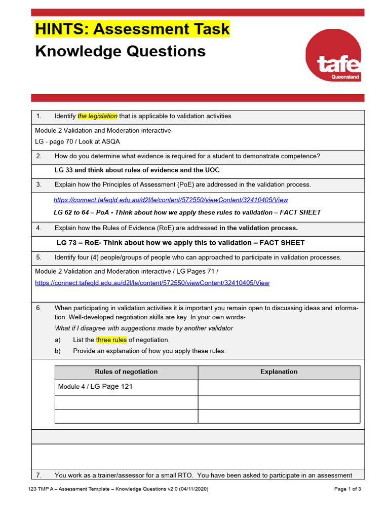 AT3a - Hints Sheet - PH APR24 | PDF | Cognitive Science | Learning