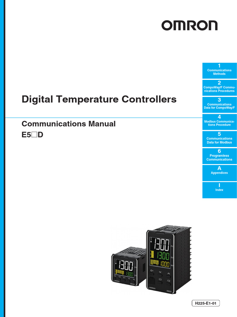 h225 E5 D Communications Manual en | PDF | Power Supply | Programmable Logic Controller