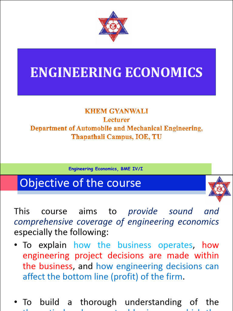 Engineering Economics | PDF | Balance Sheet | Internal Rate Of Return