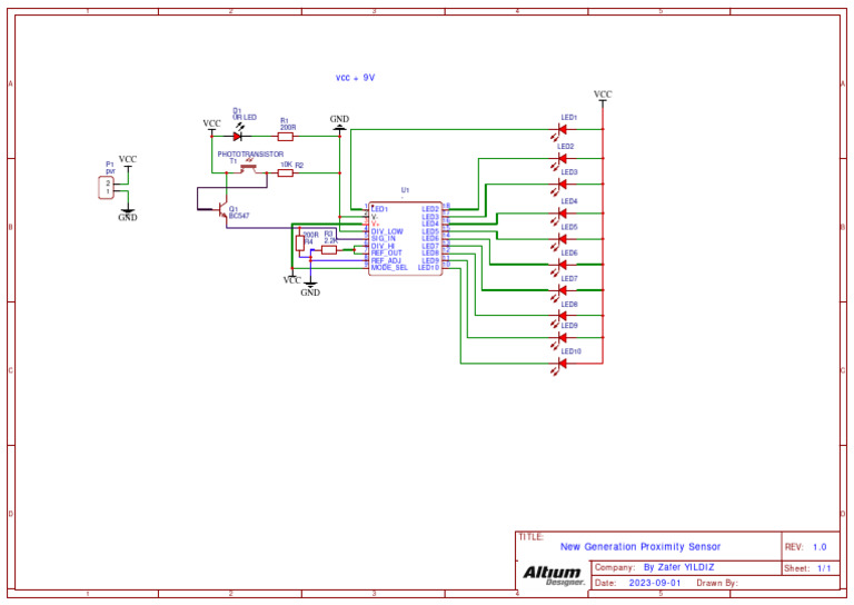 Schematic - New Generation Proximity Sensor - 2023-09-02 | PDF