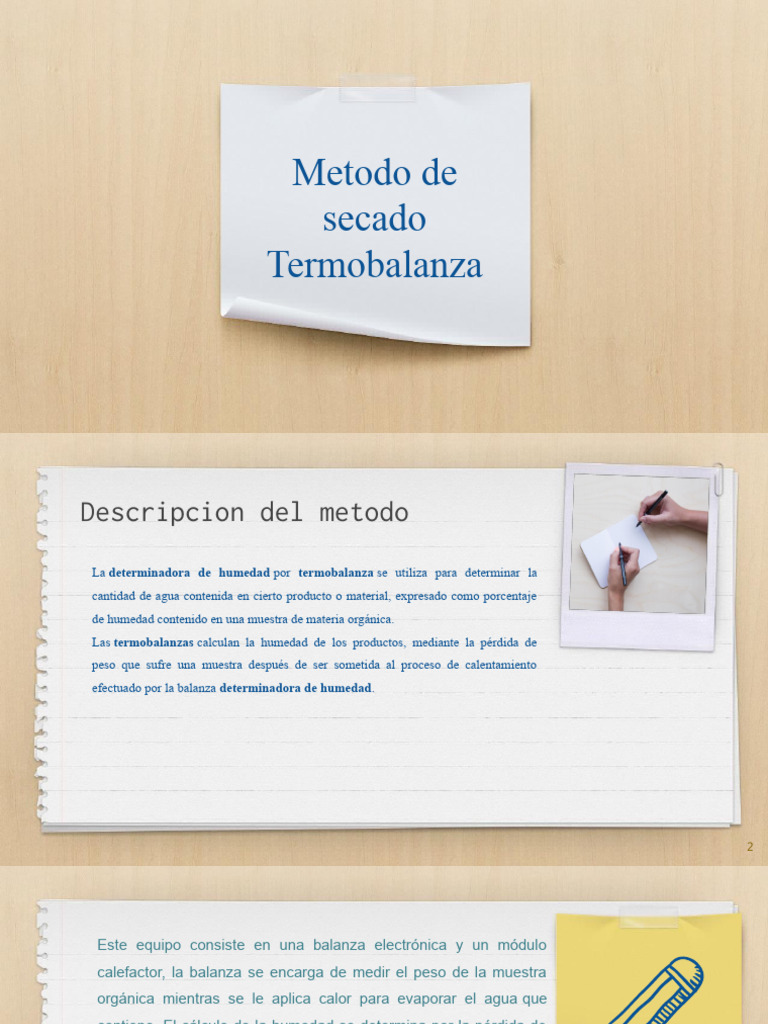 Metodo Termobalanza Abigail Grageda Mejia | Descargar gratis PDF | Agua ...