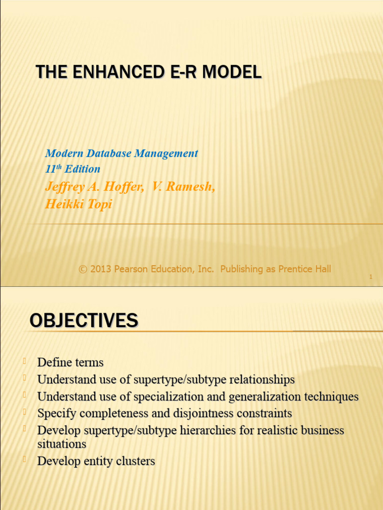 Lect 14 EER Model | Download Free PDF | Software Engineering | Information Technology