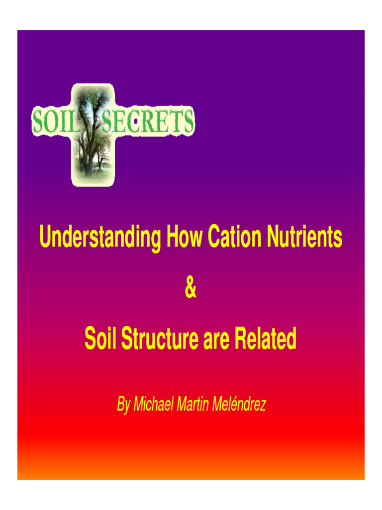 Soil Flocculation | Download Free PDF | Soil | Calcium