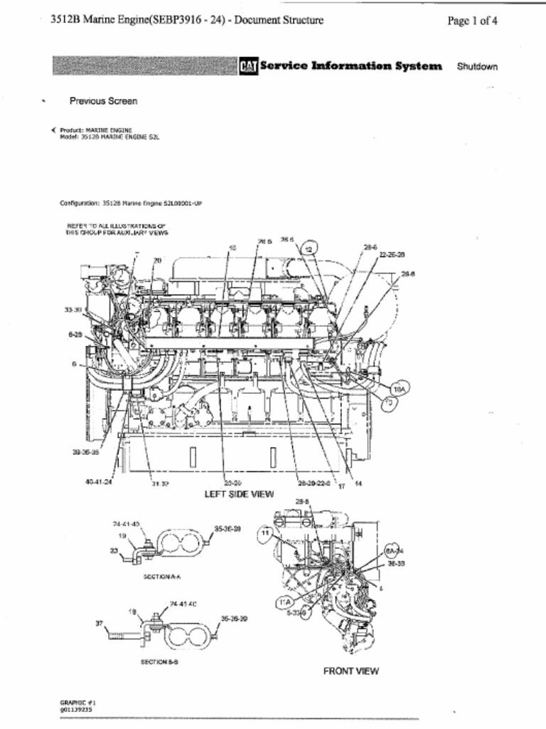 Cat 3512 Sensor Location | PDF