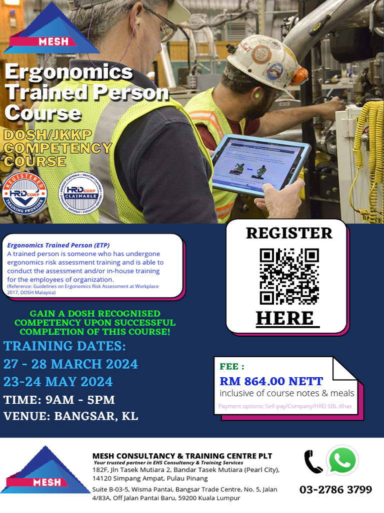 ETP-KL-Ergonomic-Trained-Person-Course- | PDF | Human Factors And ...