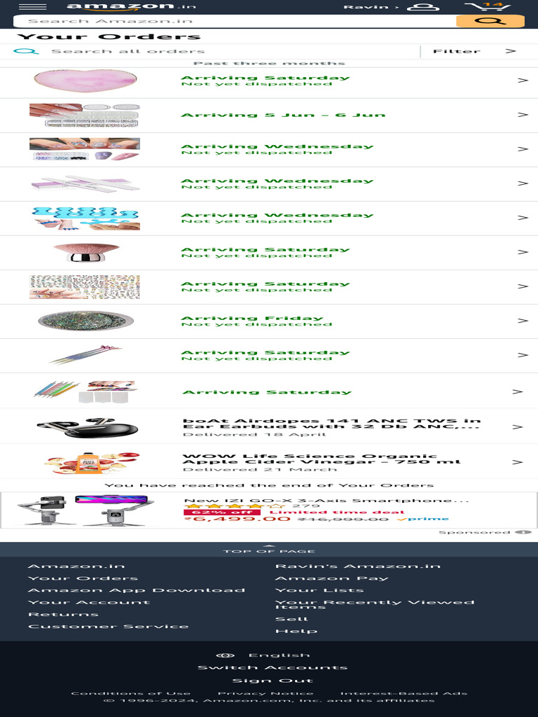 Your Orders | PDF | Ios | Mobile Software