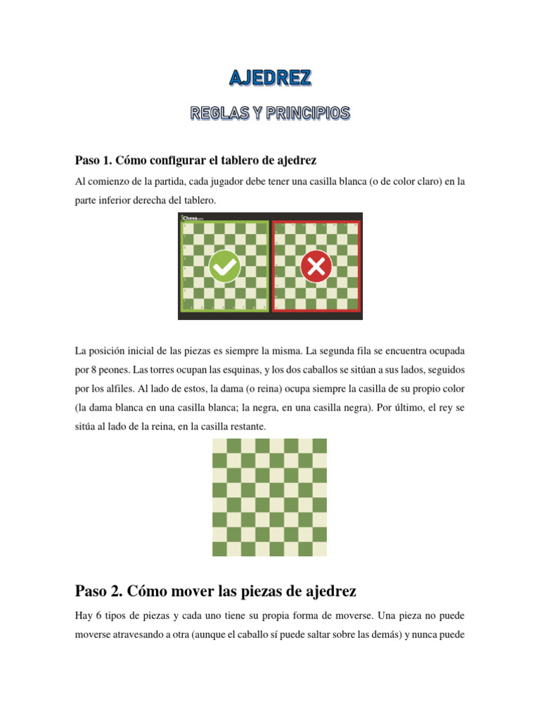 AJEDREZ | PDF | Ajedrez | Juegos de habilidad mental
