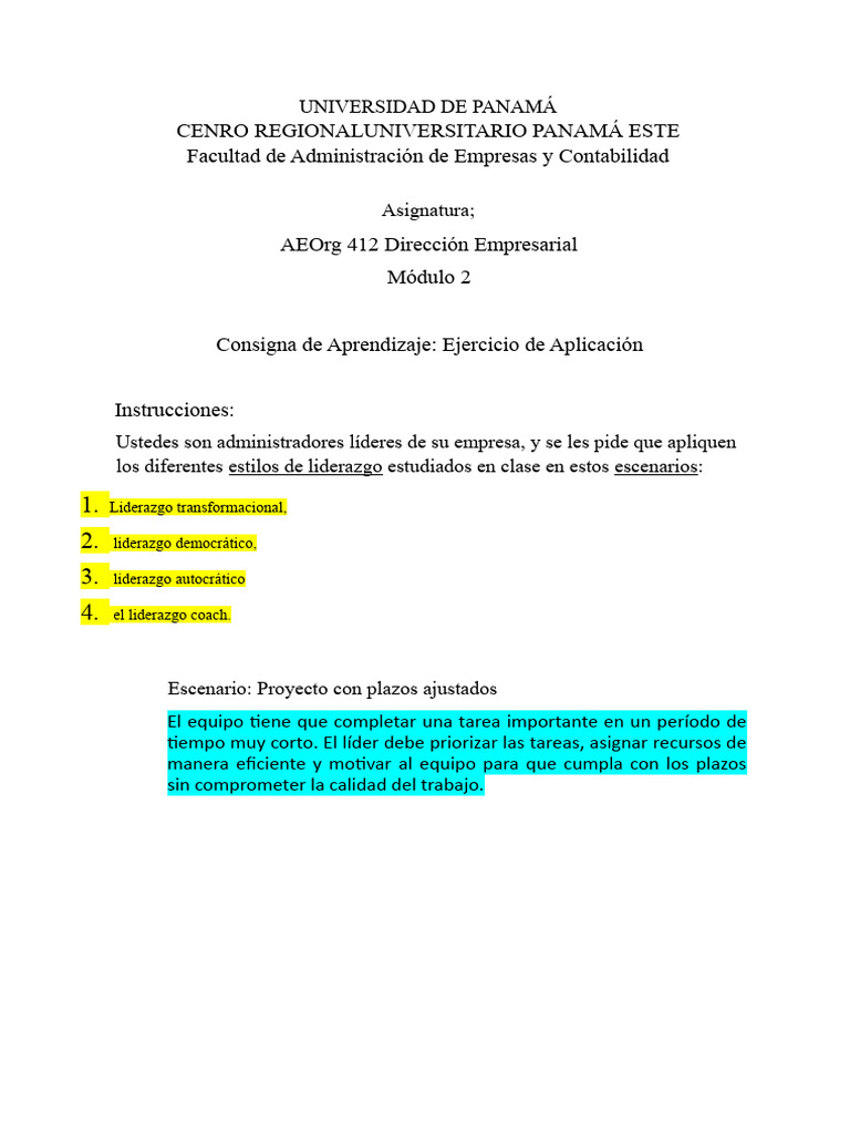 TIPOS DE LIDERAZGO | PDF | Liderazgo | Planificación