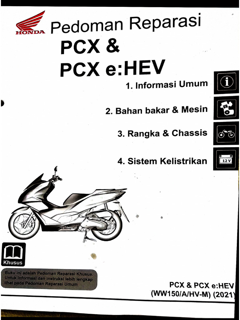 BPR PCX 160 - PCX Ehev | PDF
