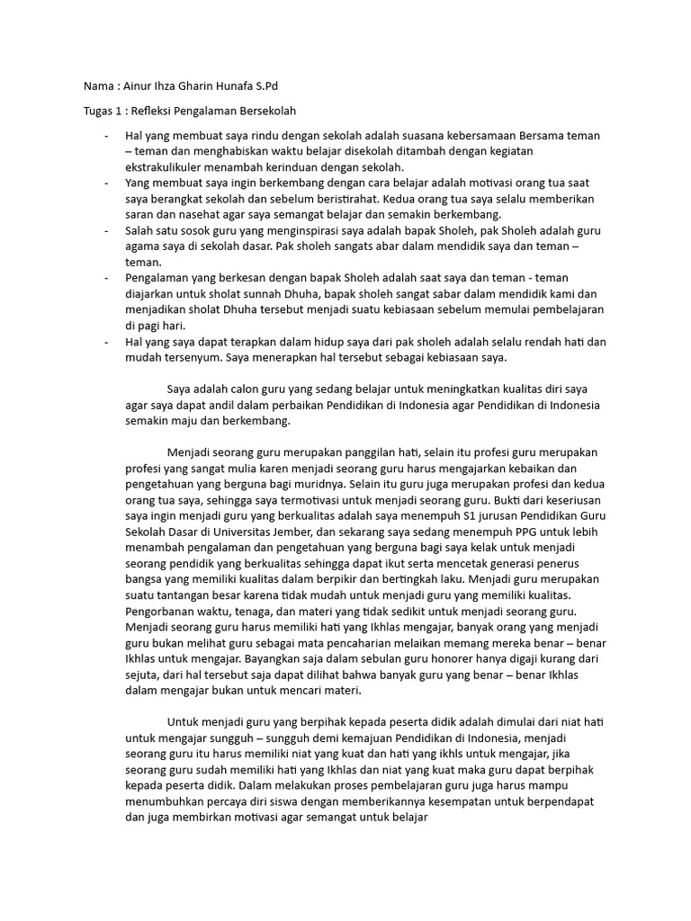 Mulai Dari Diri - Filosofi Pendidikan Nasional | PDF