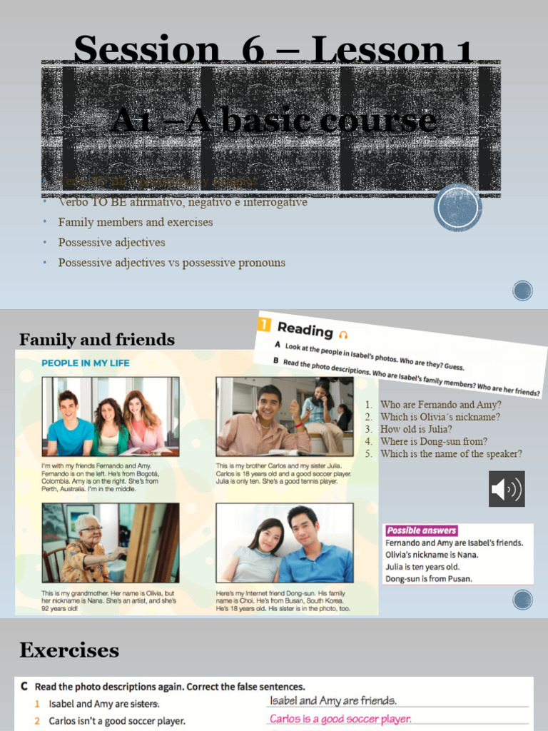 INGLES Session 6 Lesson 1- dom 28 abril 24 | PDF | Semantic Units | Semantics