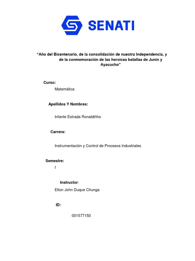 ENTREGABLE N°03-RONALDIÑHO INFANTE ESTRADA | PDF | Sector secundario de la economía | Procesos ...