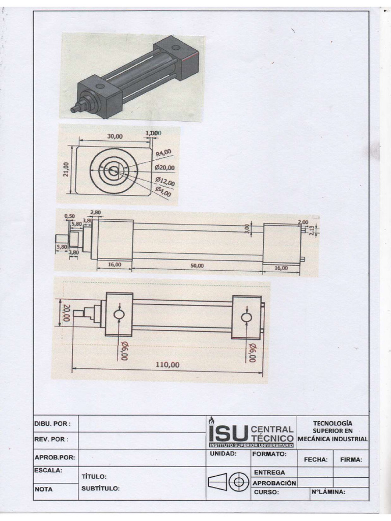Cilindro Neumatico Plano | PDF