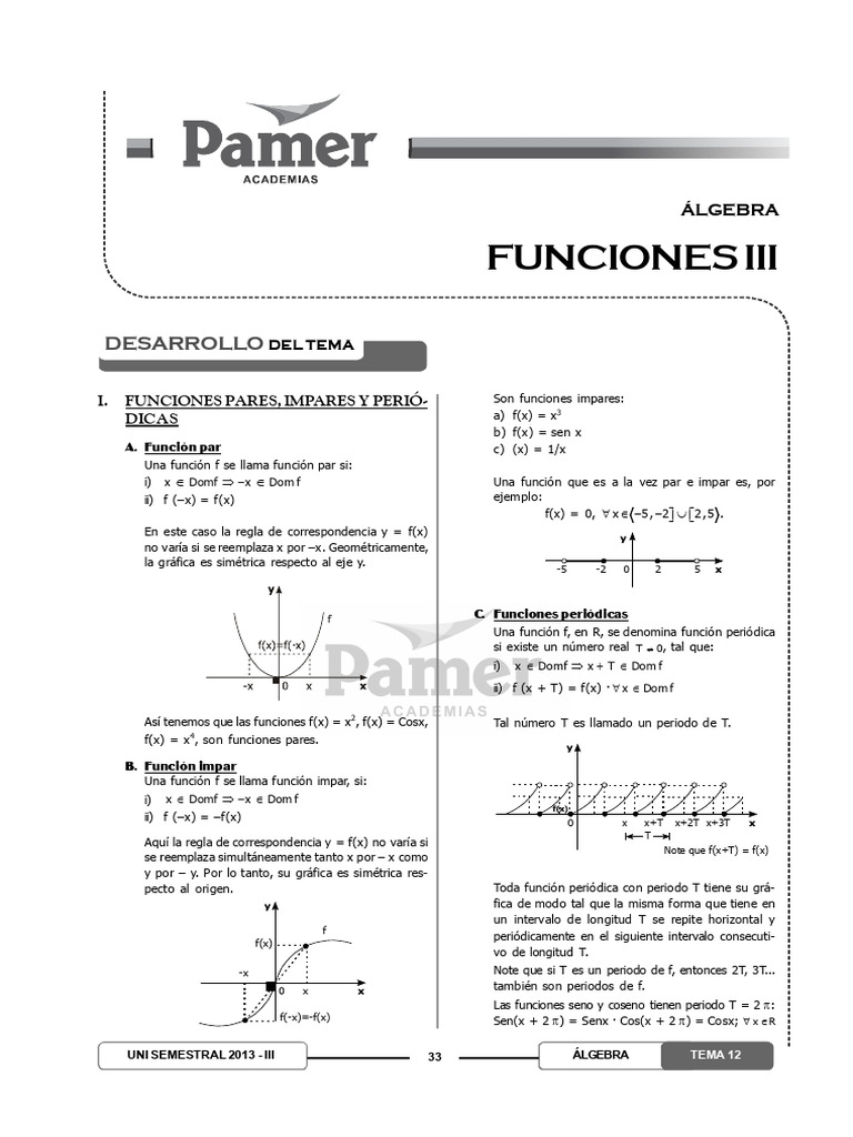 Tema 12 - Funciones III | PDF | Función (Matemáticas) | División (Matemáticas)