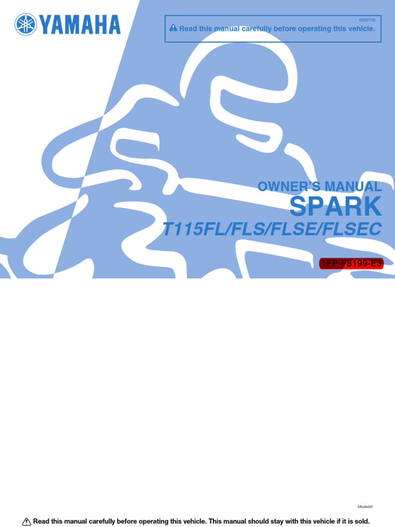 Spark: T115Fl/Fls/Flse/Flsec | PDF | Motorcycle | Brake