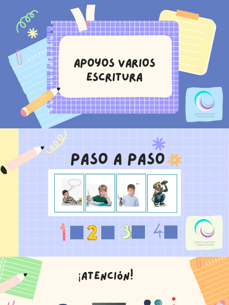 Apoyos Visuales Escritura | PDF