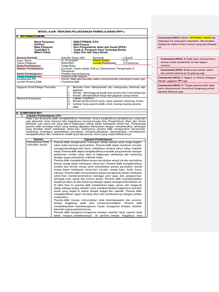 Analisis Modul PPD | PDF