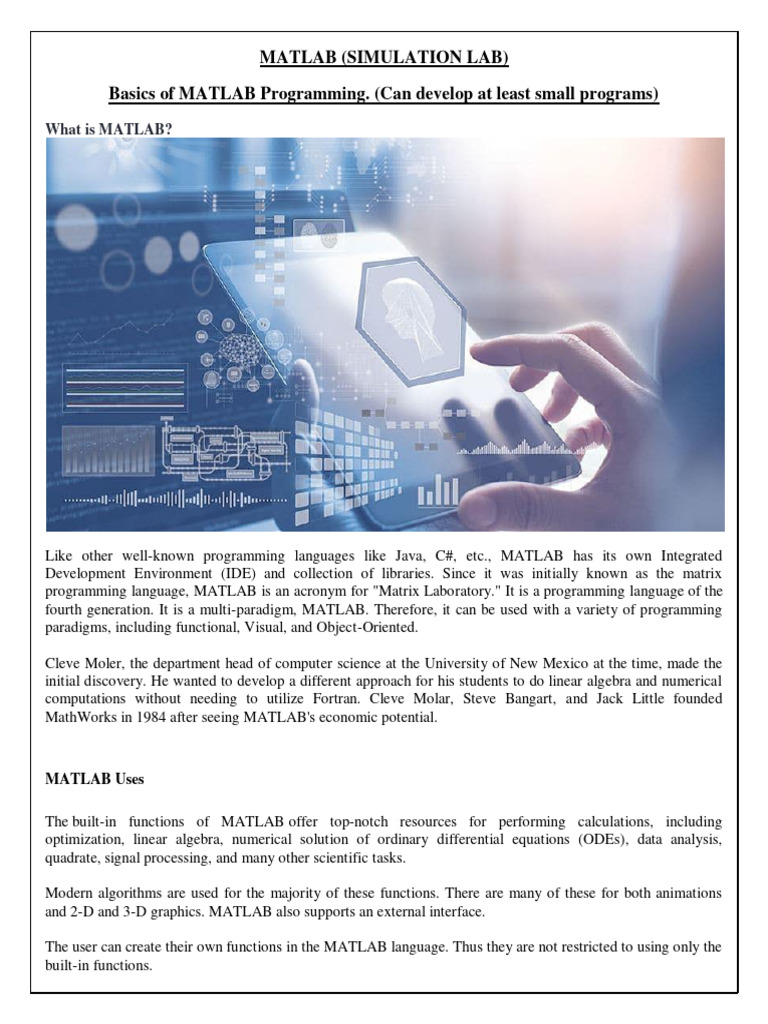 MATLAB | PDF | Matlab | Integer (Computer Science) MATLAB | PDF | Matlab | Integer (Computer Science)