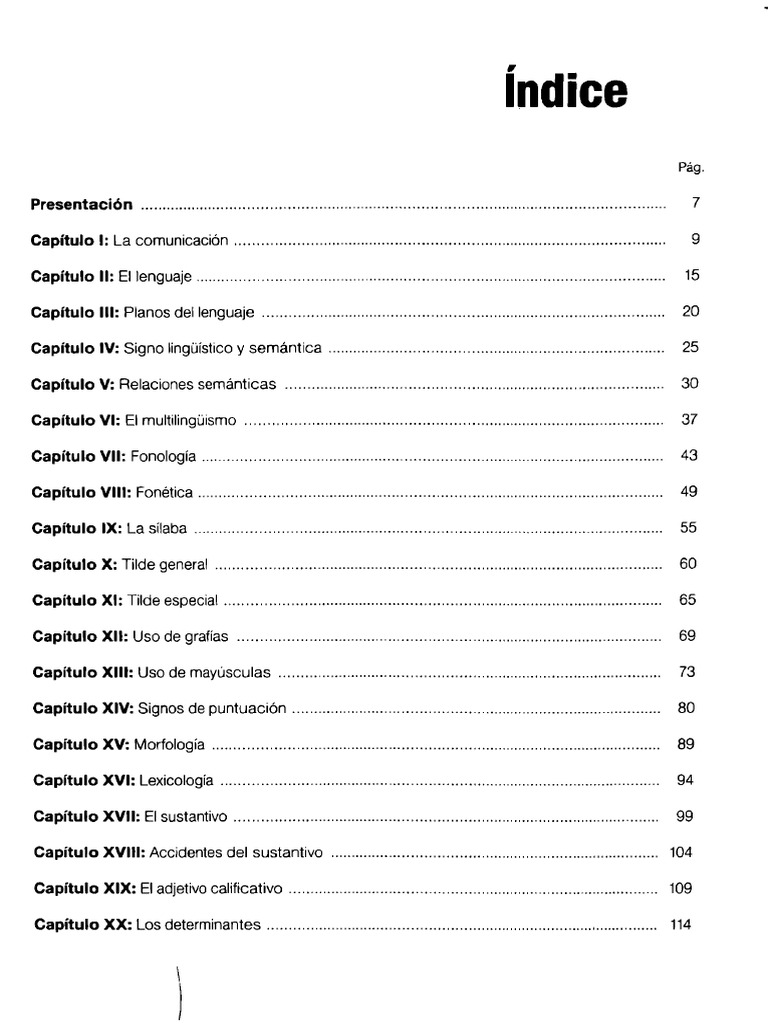 Lenguaje PROPUESTOS | PDF