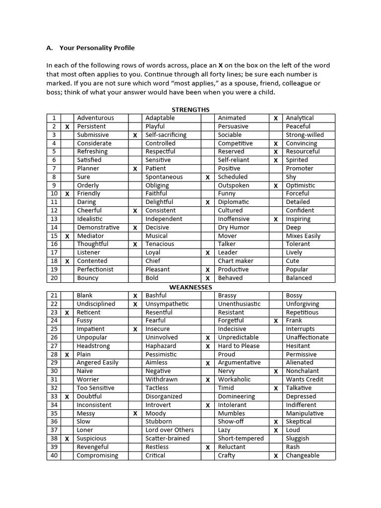 Temperaments Test | Download Free PDF | Scientific Theories ...