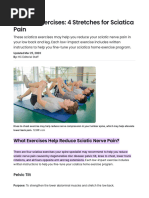 Williams Flexion Exercises | PDF | Low Back Pain | Back Pain