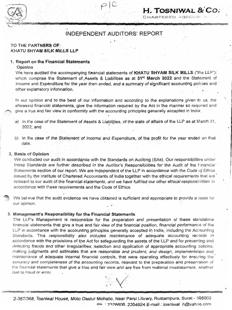 LLP Form 8 - Optional Attachment If Any - 20!10!2022 | PDF