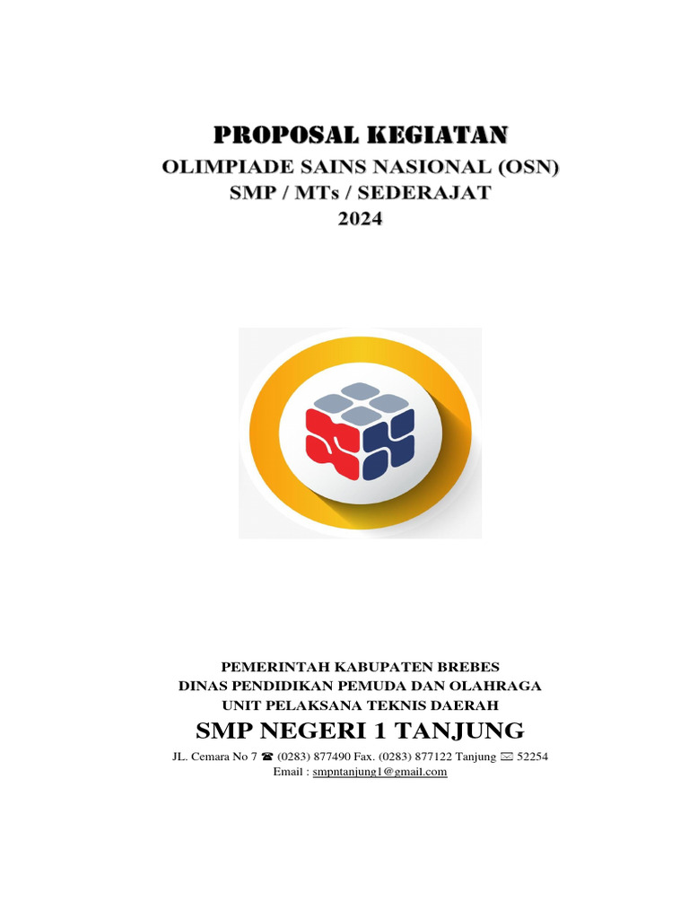 Proposal OSN SMP 2024 Brebes | PDF | Komputer