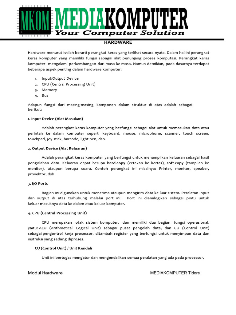 Modul Hardware | PDF