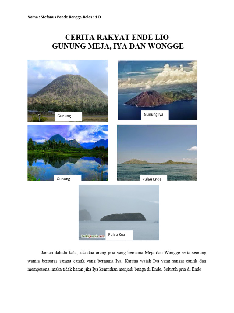 Cerita Gunung Meja | PDF | Seni | Puisi