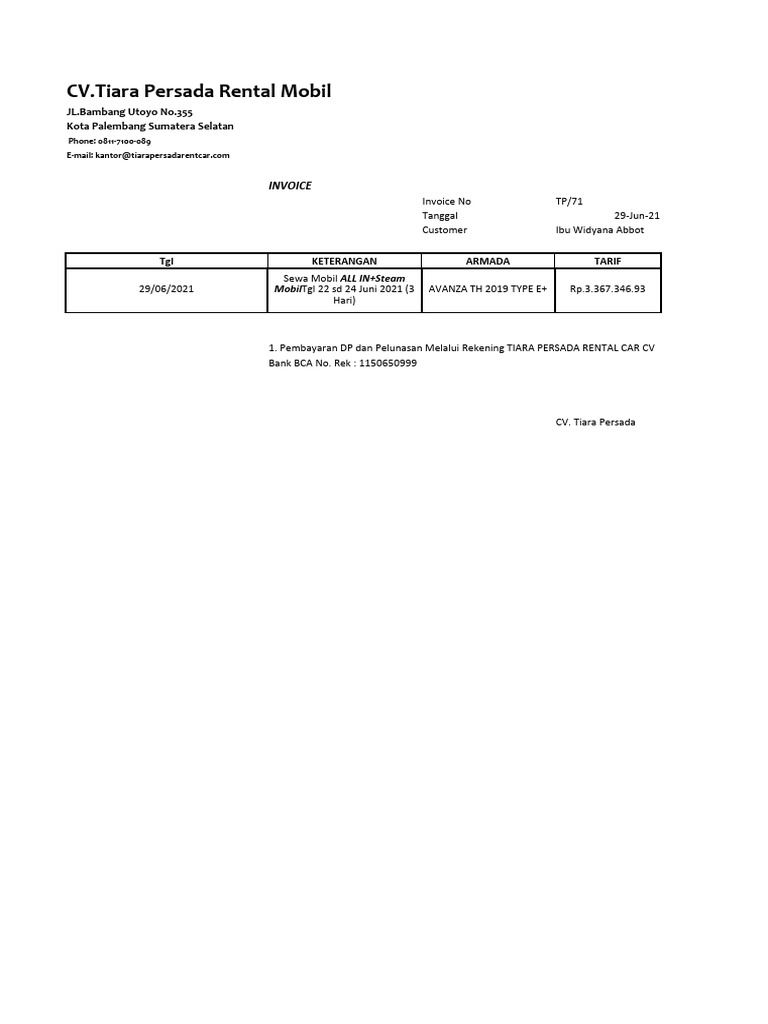 Invoice SIS | PDF