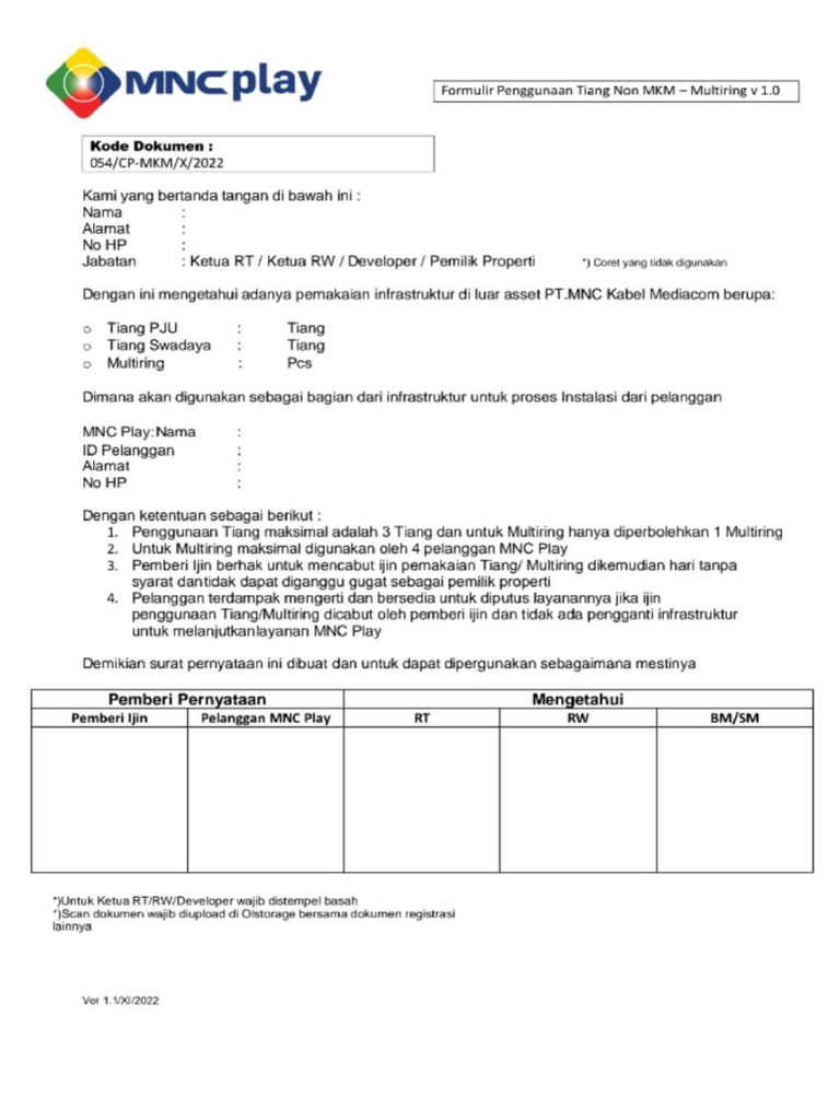surat ijin ikat mnc p;ay | PDF