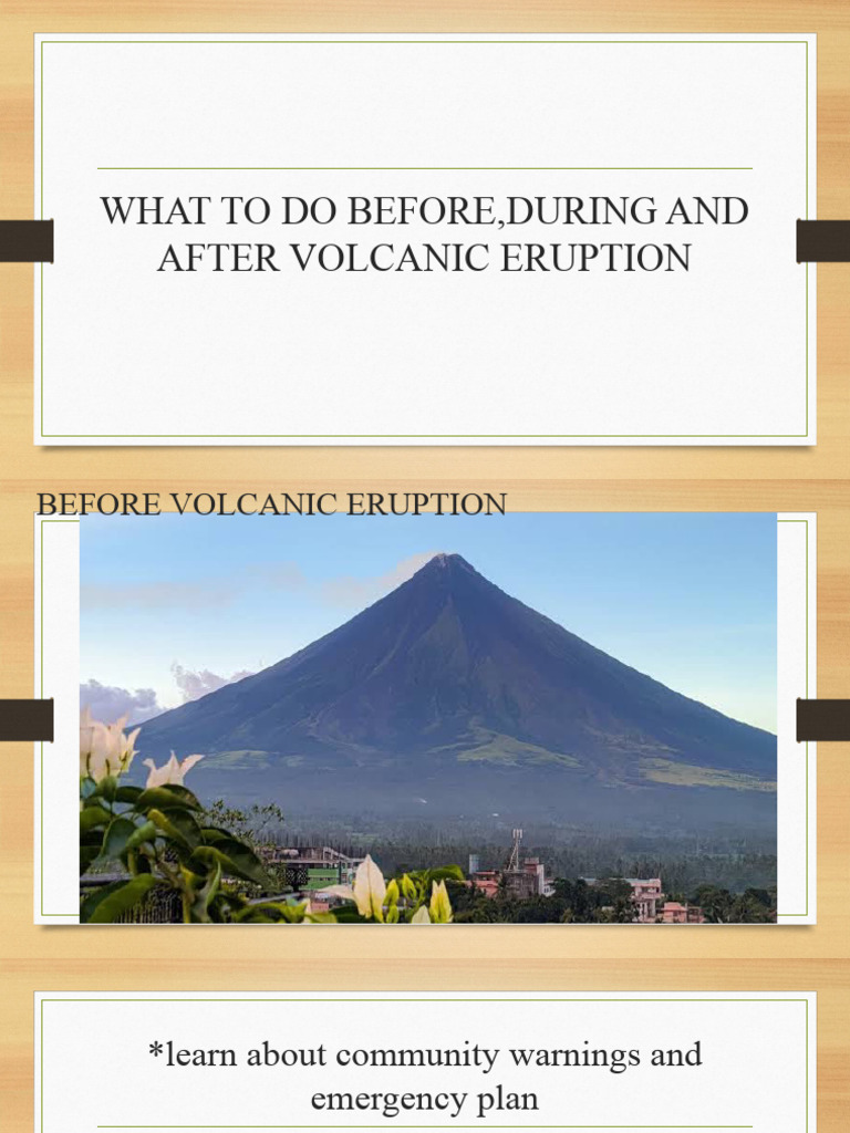 Volcanic Eruption Preparedness Guide | PDF | Home & Garden | Art