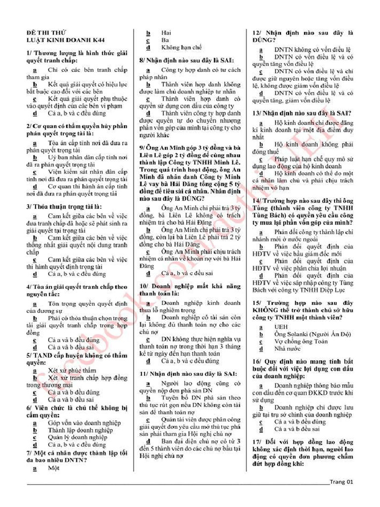 đề in lkd 4 | PDF