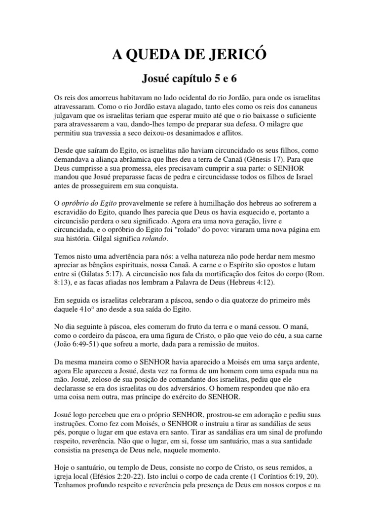 A Queda de Jericó | PDF