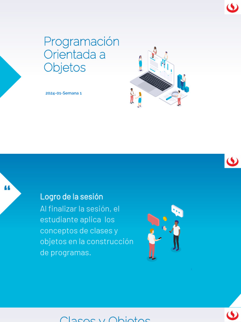 Semana 01 - Principios-Clase-Objetos-Constructores | PDF | Objeto (informática) | Programación ...