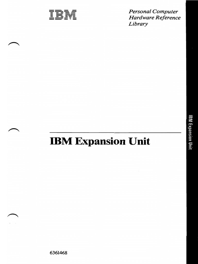 OA - IBM Expansion Unit (5161) | PDF | Power Supply | Electrical ...