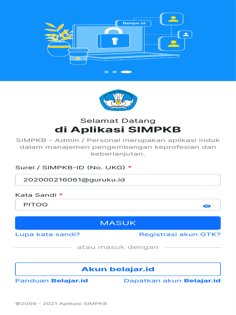 Akses SIMPKB untuk Guru | PDF
