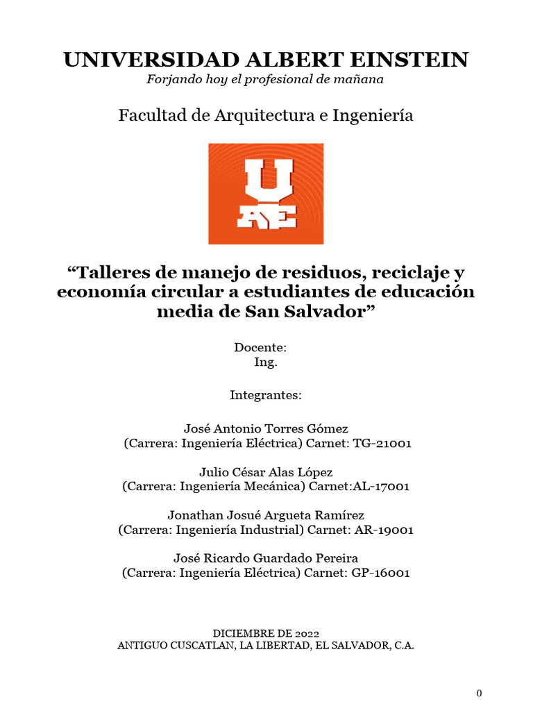Economia Circular Final | PDF | Residuos | Reciclaje