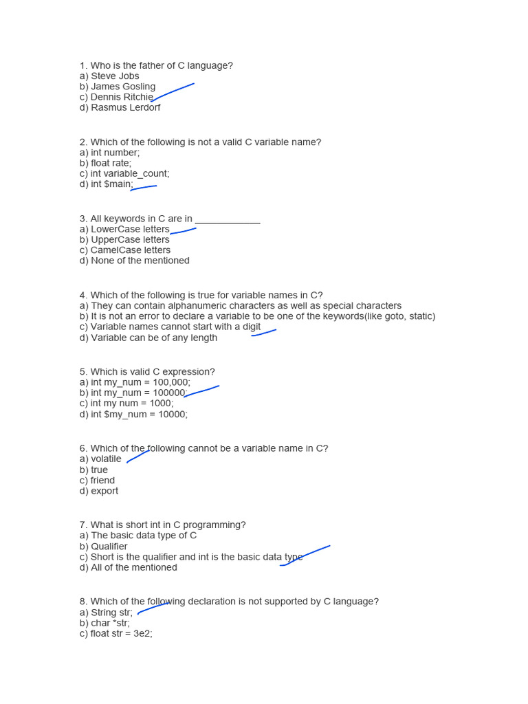 Cprogrammingwithans Pdf Pointer Computer Programming C Programming Language 7645