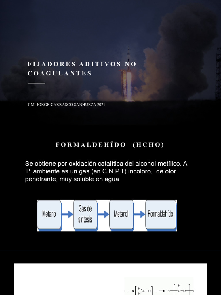 FORMALDEHÍDO 2021 | PDF | Formaldehído | Compuestos químicos