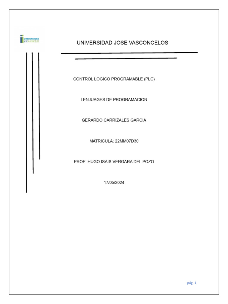 Tarea 2 PLC | PDF | Lenguaje de programación | Programación de computadoras