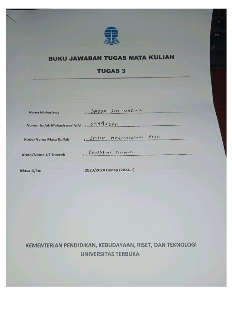 Tugas 3 Sistem Pemerintahan Desa | PDF