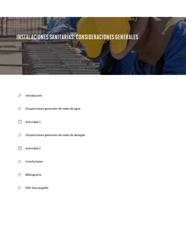 Instalaciones Sanitarias Consideraciones Generales | PDF | Colector de aguas pluviales | edificio